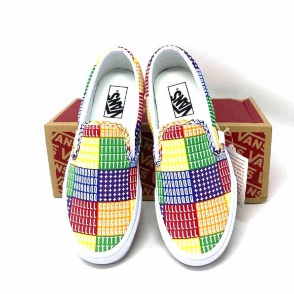 Vans | Shoes | Vans Classic Slip On Mens Pride Lgbtq Multicolor ...